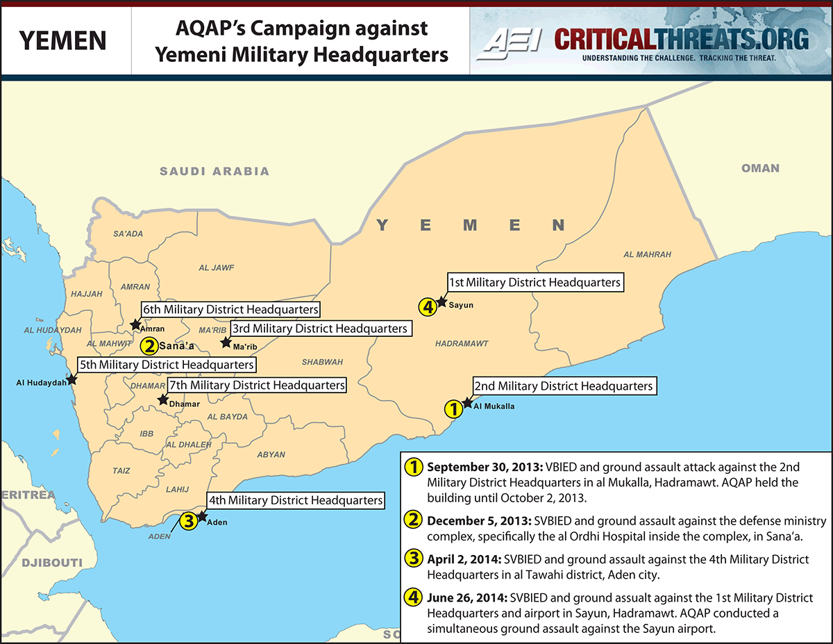 Aqap's Campaign Against The Yemeni Military | Critical Threats