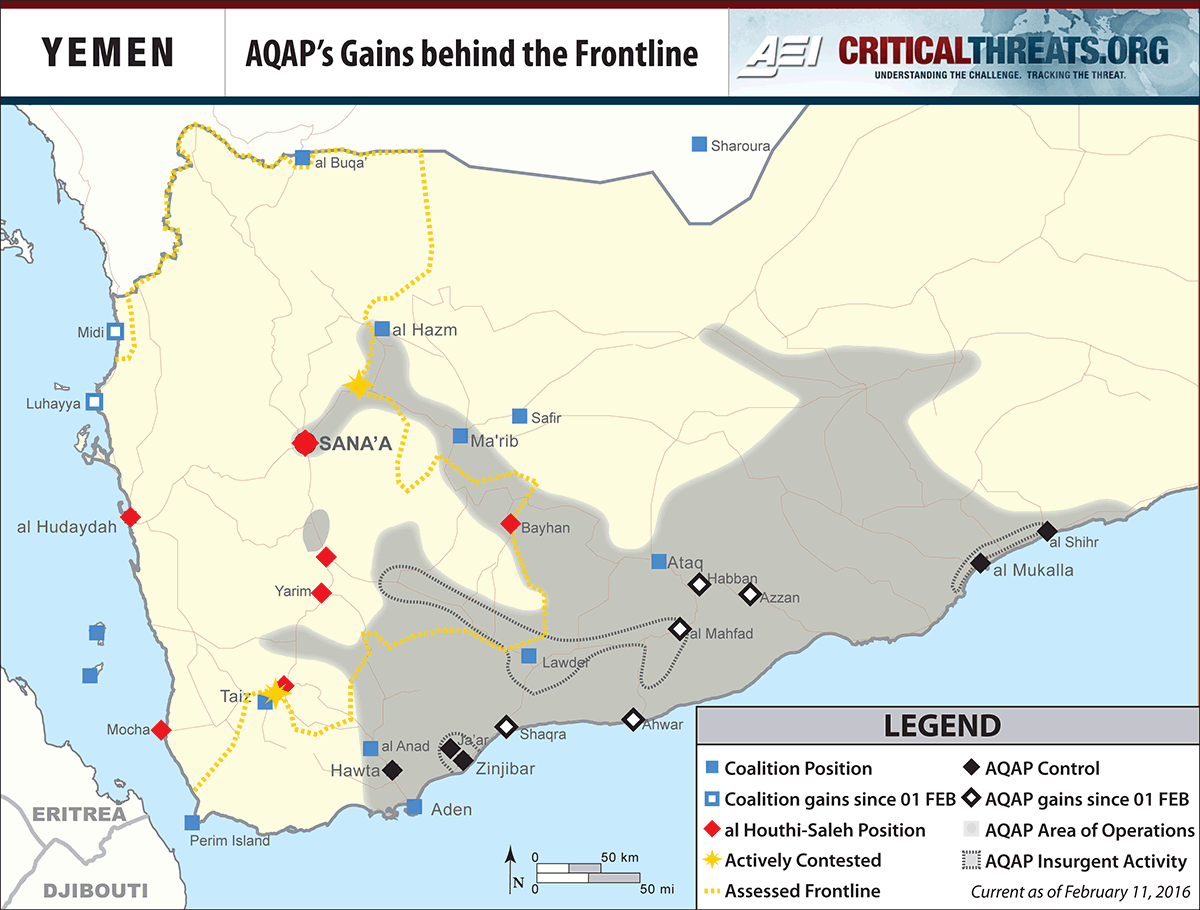 Aqap Expanding Behind Yemen's Frontlines | Critical Threats