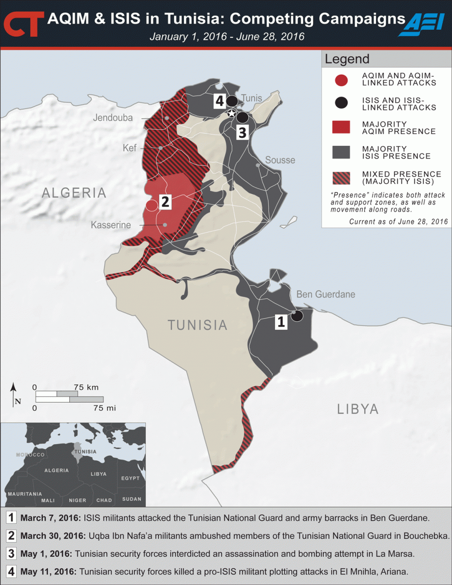 Aqim And Isis In Tunisia: Competing Campaigns | Critical Threats