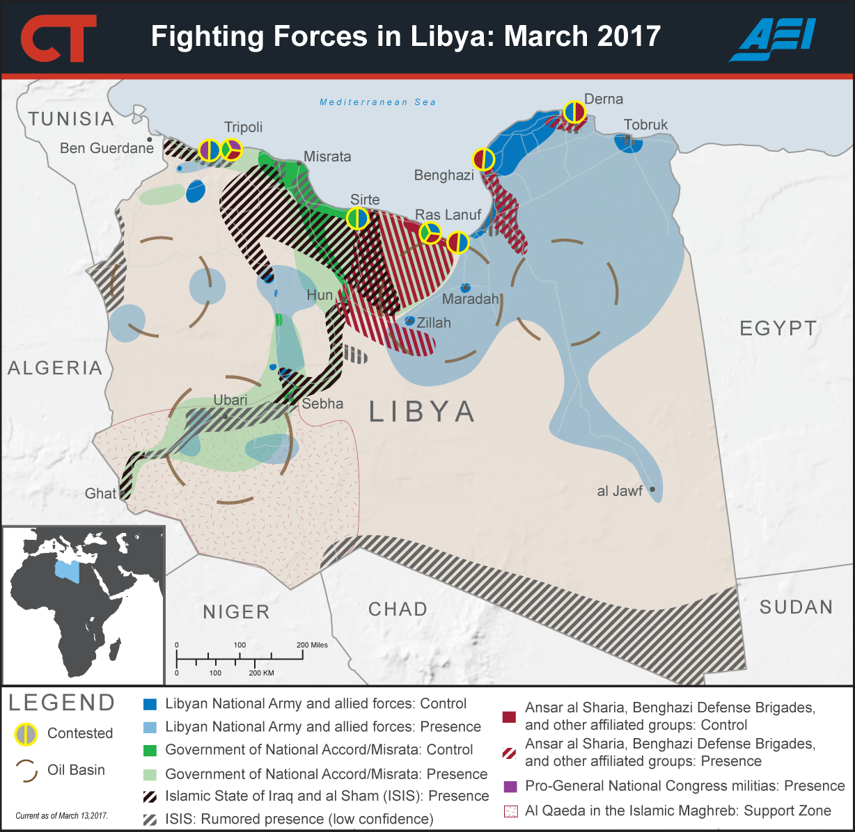 Fighting Forces In Libya: March 2017 | Critical Threats