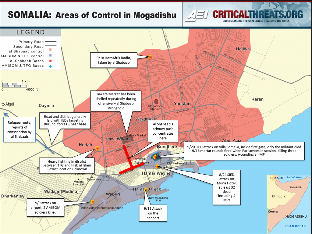Mogadishu Map: Al Shabaab's Ramadan Offensive | Critical Threats