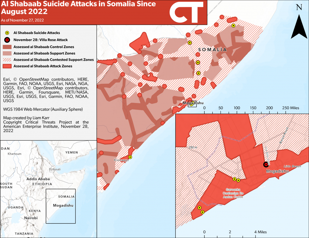 Salafi Jihadi Global Tracker: Al Shabaab Besieges Hotel Near Somali Presidential Complex ...