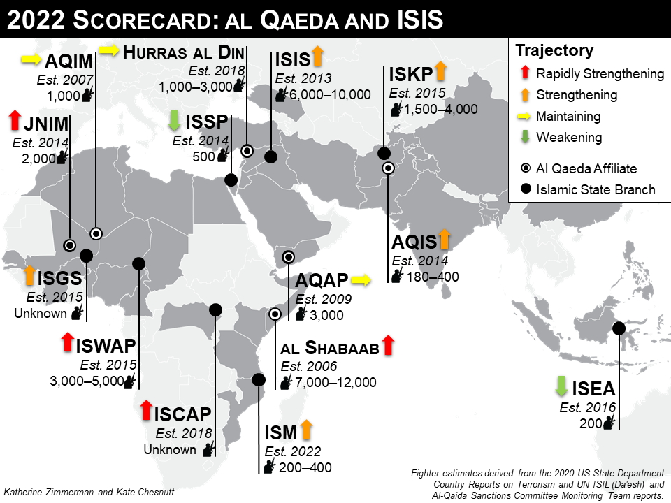The State Of Al Qaeda And Isis Around The World | Critical Threats
