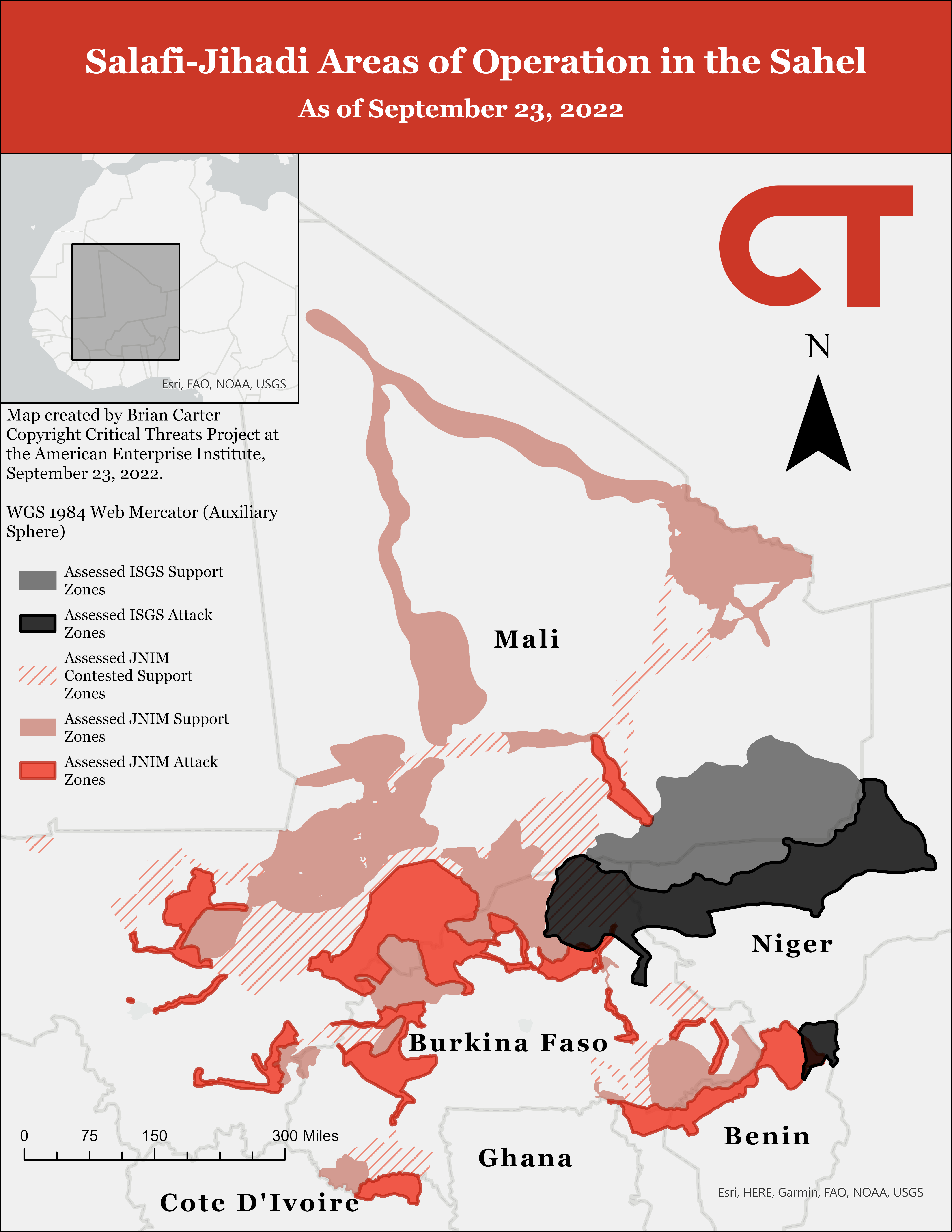 Salafi Jihadi Areas Of Operation In The Sahel | Critical Threats