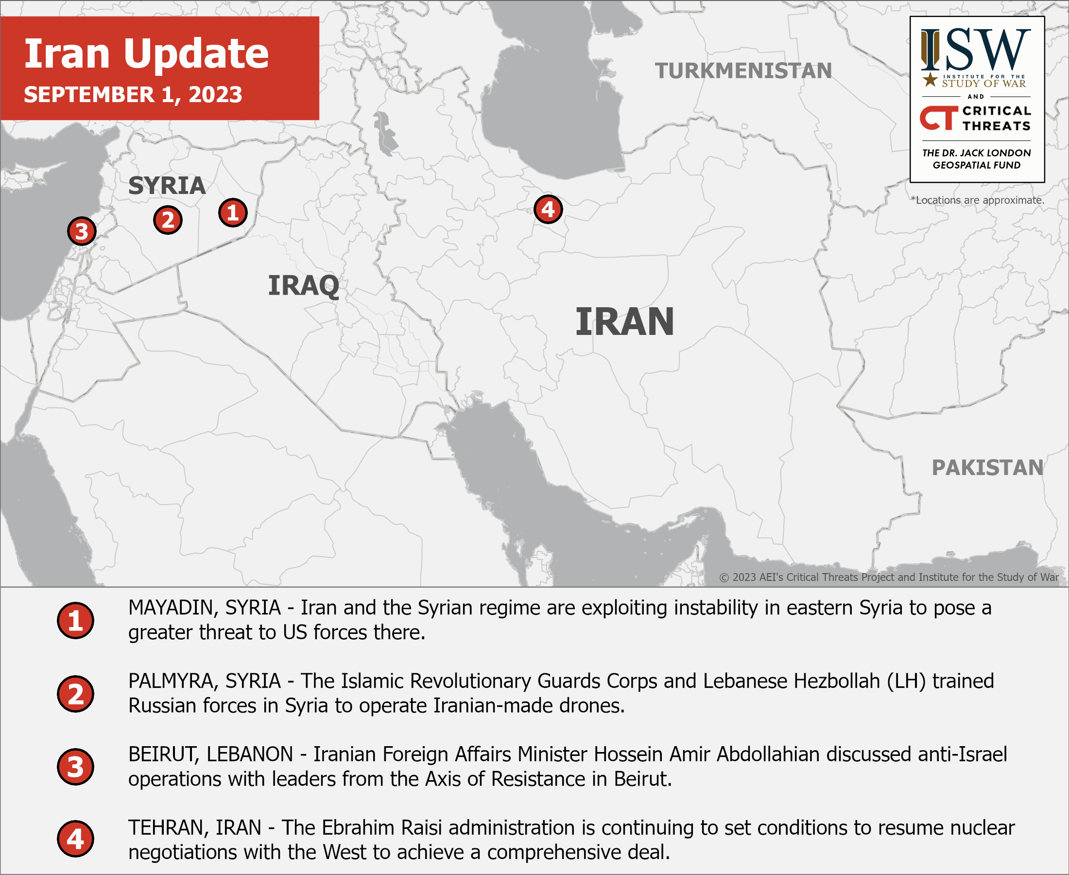 Iran Update, September 1, 2023 | Critical Threats