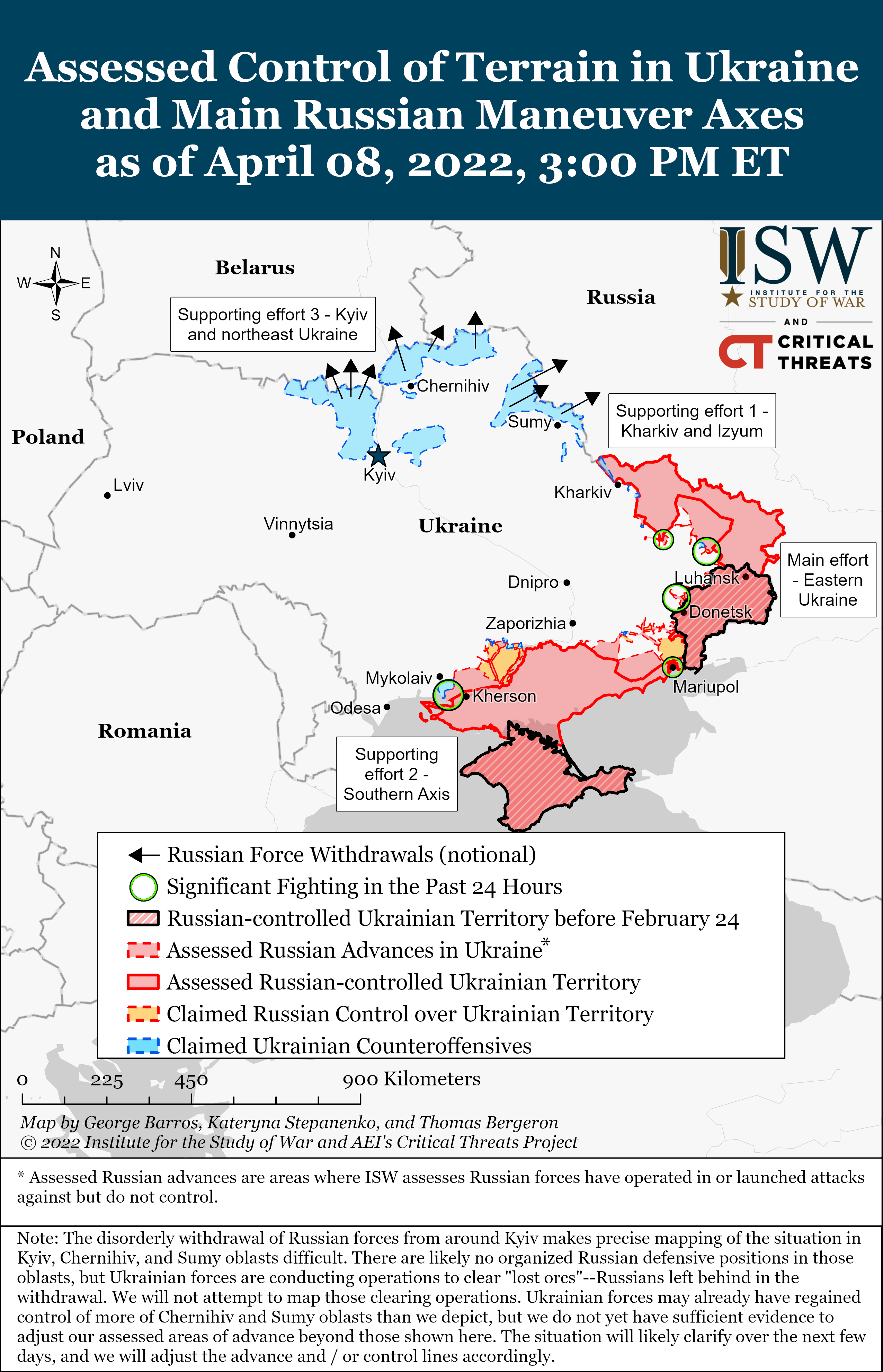 Russian Offensive Campaign Assessment, April 8 | Critical Threats