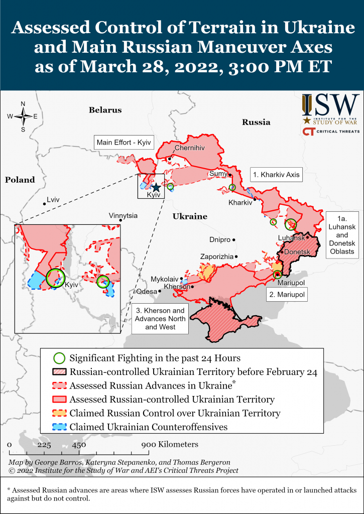 Russian Offensive Campaign Assessment, March 28 | Critical Threats