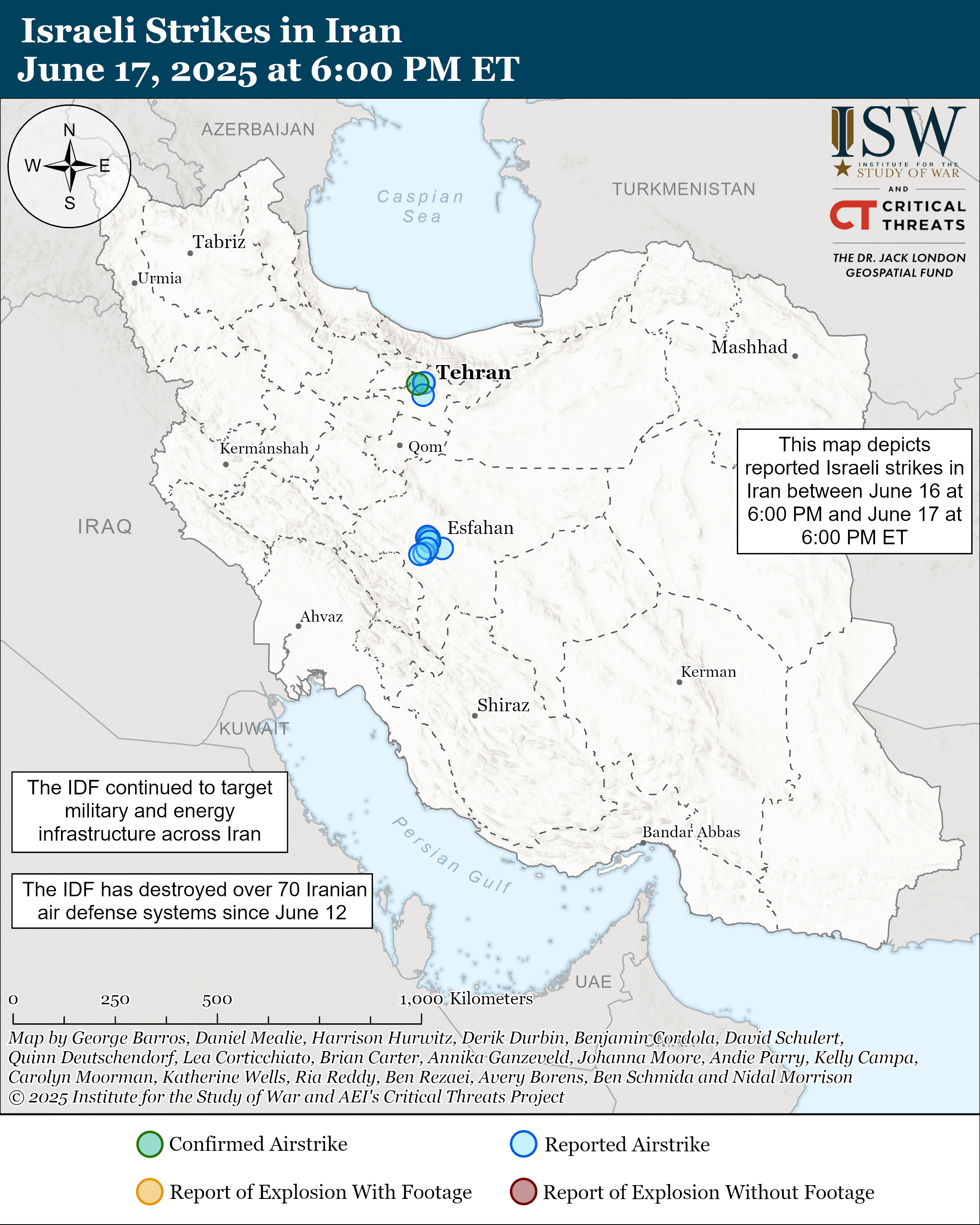 Iran Special Report: Strikes On Iran, June 17, 2025, Evening Edition ...