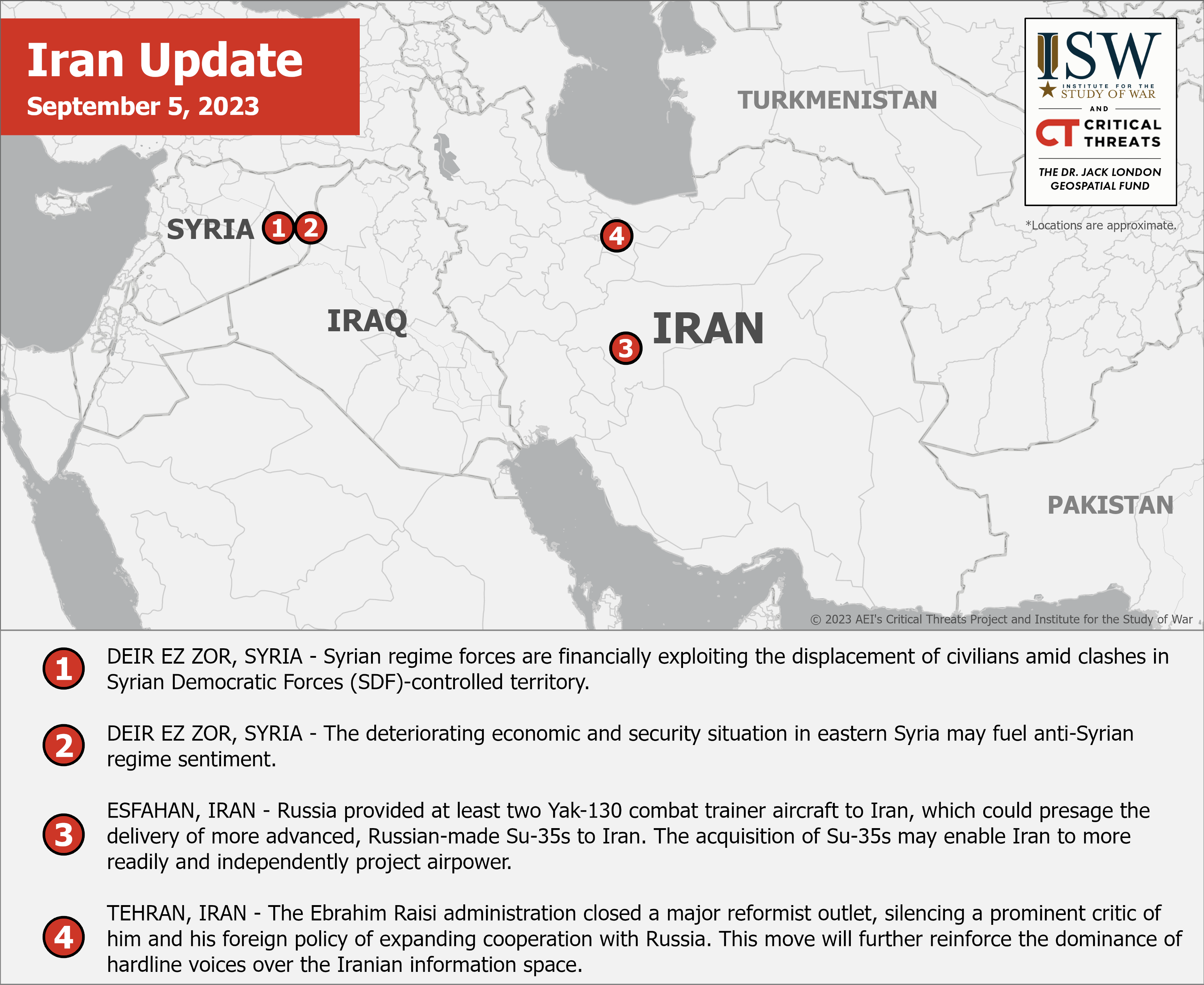 Iran Update, September 5, 2023 | Critical Threats