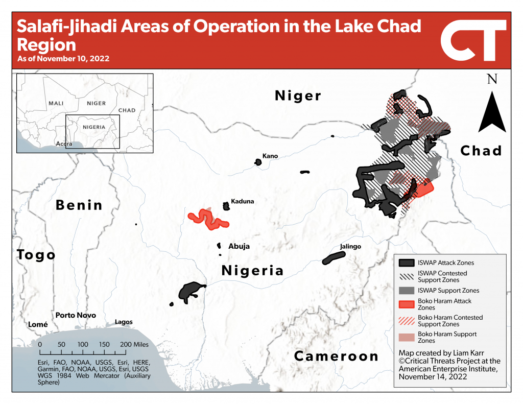 Salafi Jihadi Areas Of Operation In The Lake Chad Basin | Critical Threats
